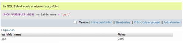 Was ist der Standard MySQL Port?