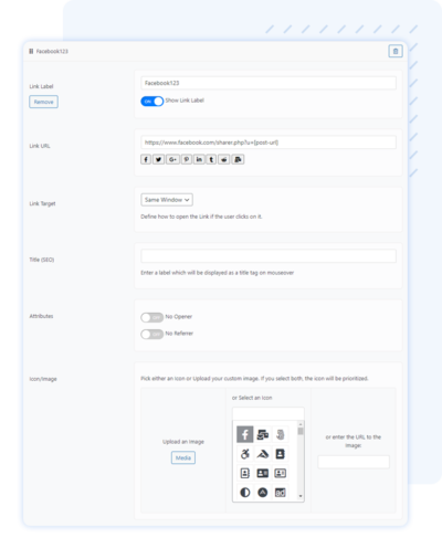 WordPress Floating Menü